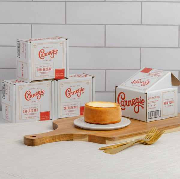 Mini New York Cheesecake | 4” (Pack of 4) – Carnegie Deli