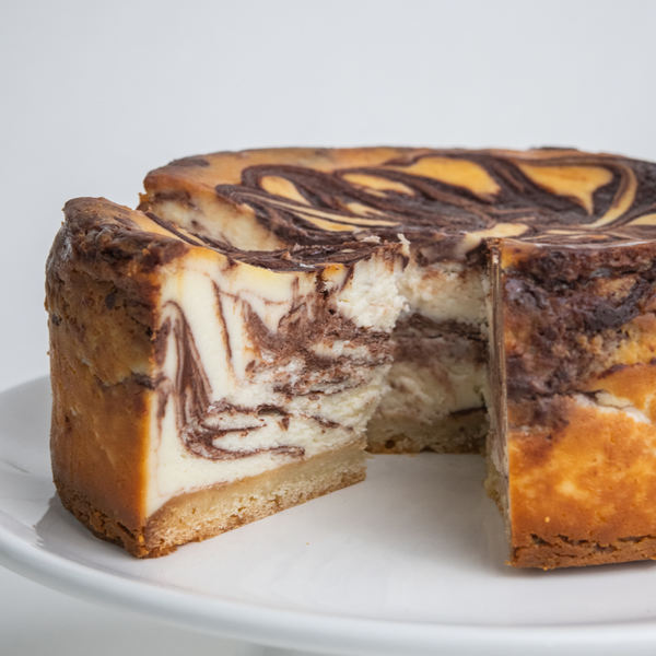 Chocolate Marble 8" New York Cheesecake | Carnegie Deli – Carnegie Deli